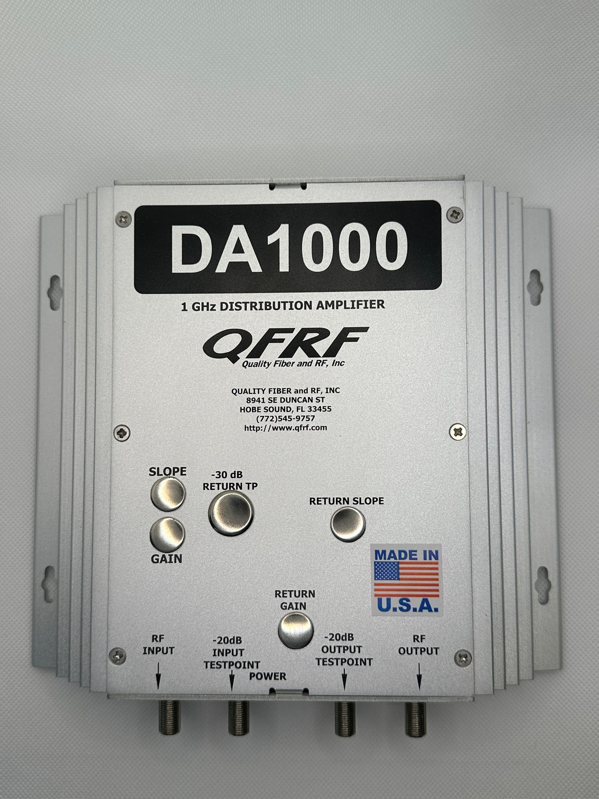 DA1000HP- 2W- High Powered 2 Way Distribution Amplifier — Quality Fiber ...