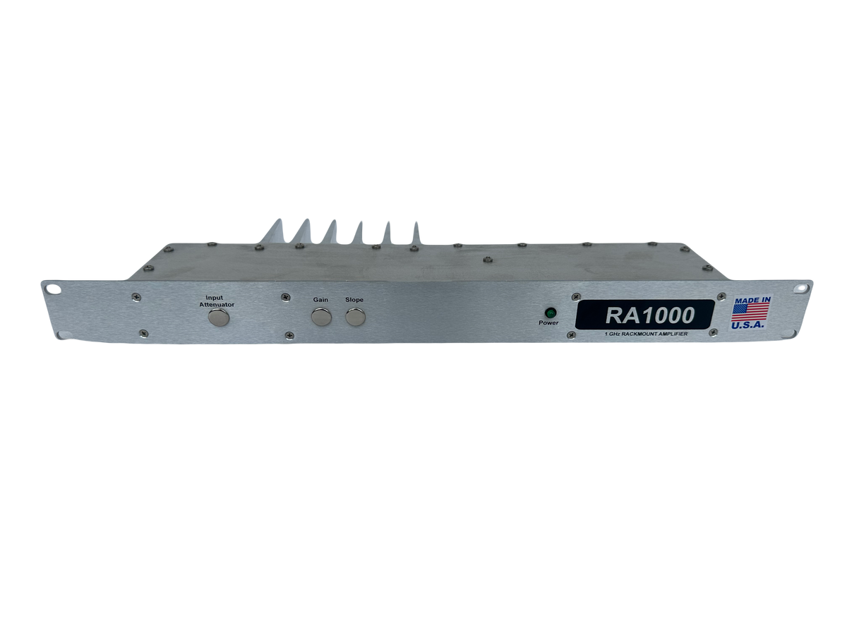 High Output RF Rackmount Amplifiers- RA1000HP — Quality Fiber and RF